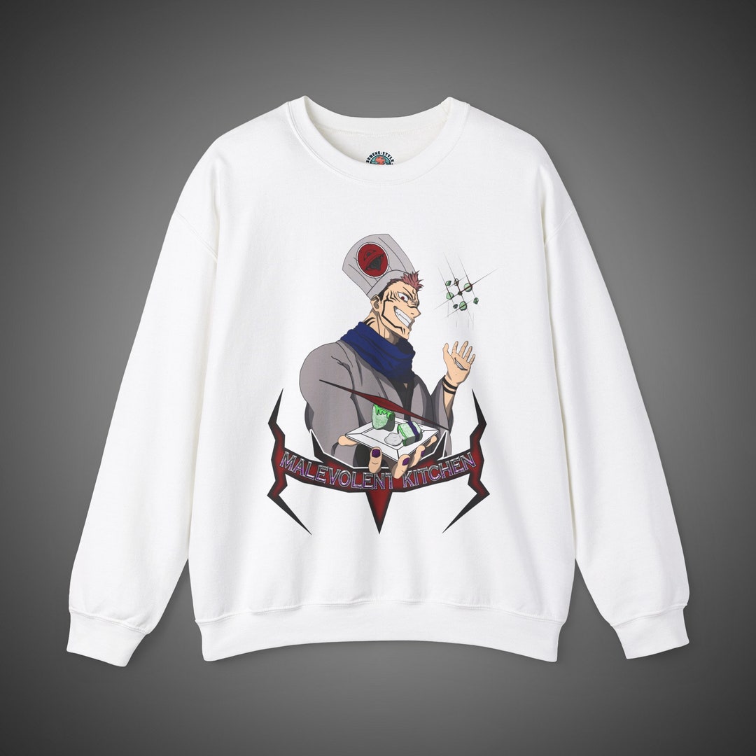 Sukuna Malevolent Kitchen - Jujutsu Kaisen - Anime Crewneck Sweatshirt ...