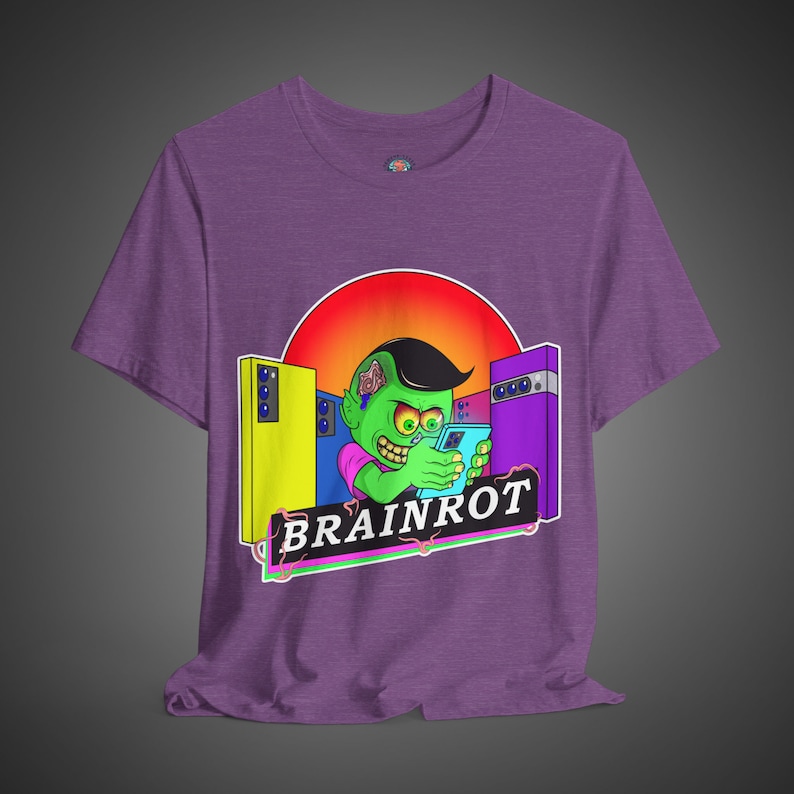 Brainrot Zombie Halloween T-shirt - Etsy