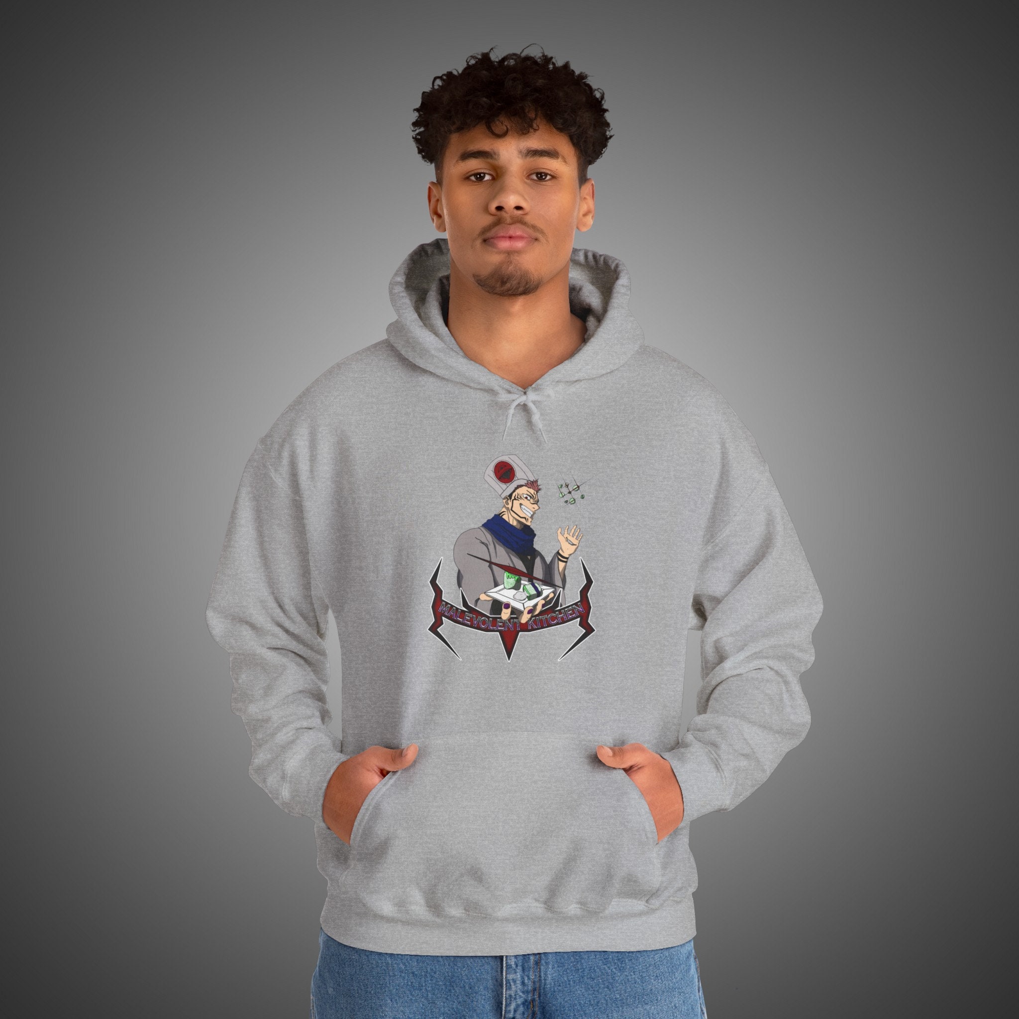 Sukuna Malevolent Kitchen Jujutsu Kaisen Hooded Sweatshirt - Etsy