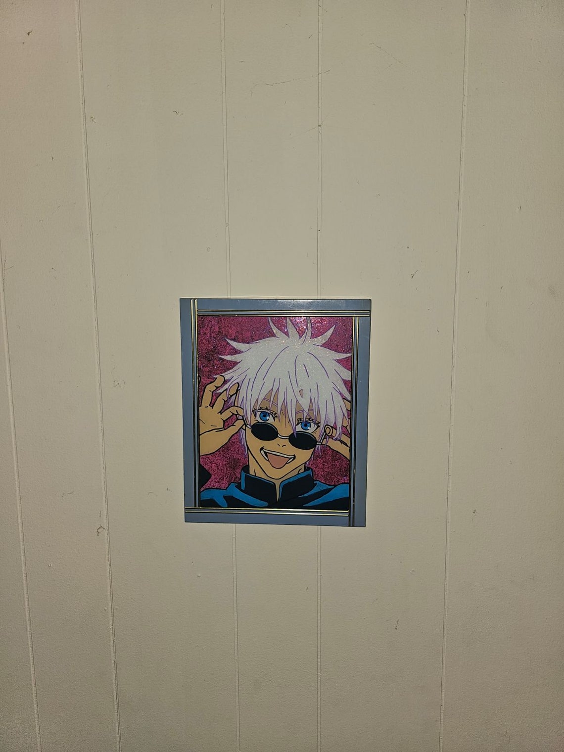 Gojo Satoru Glass Painting - Etsy