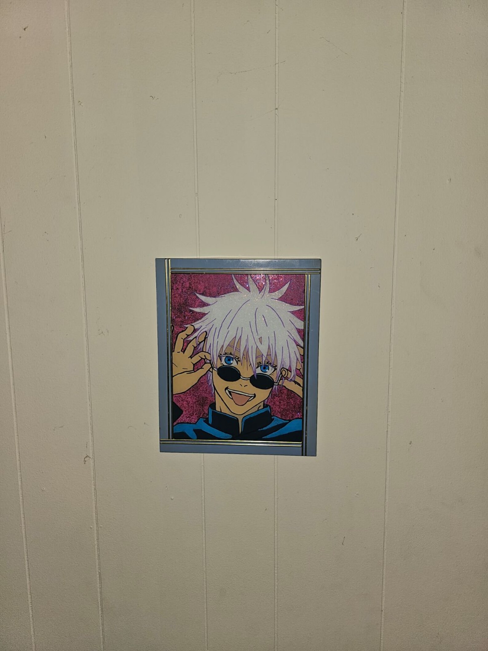 Gojo Satoru Glass Painting - Etsy