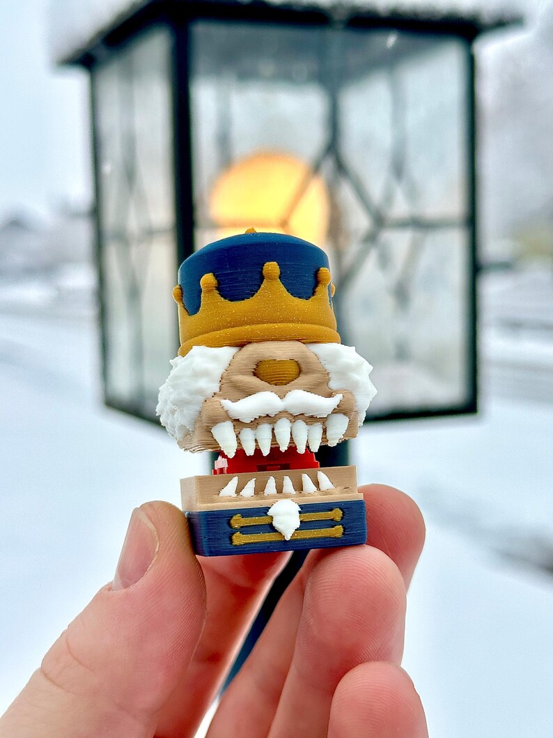 Nutcracker Mimic Fidget Clicker – Dnd-inspired 3d-printed Desk Toy - Etsy