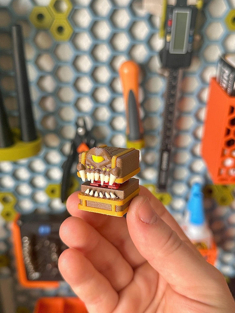 Mimic Chest Fidget Clicker – 3d-printed Dnd Desk Toy - Etsy