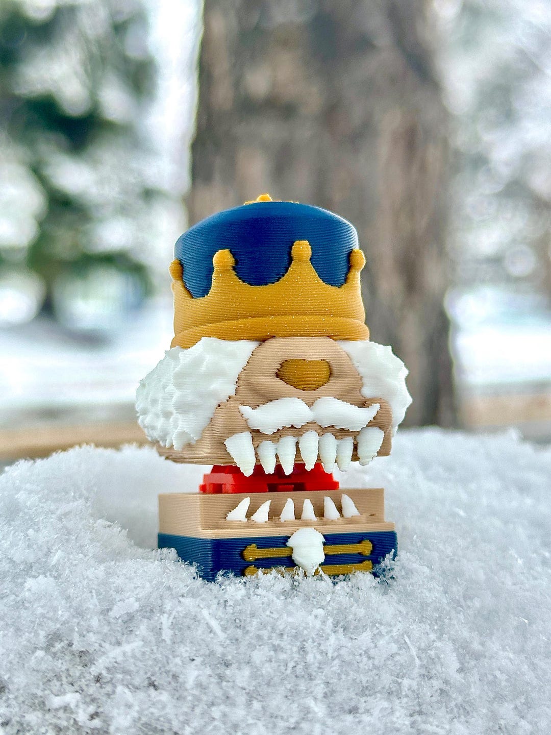 Nutcracker Mimic Fidget Clicker – Dnd-inspired 3d-printed Desk Toy - Etsy