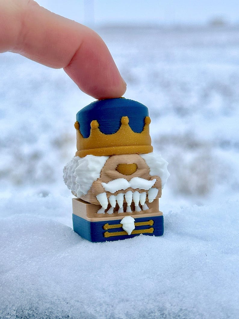 Nutcracker Mimic Fidget Clicker – Dnd-inspired 3d-printed Desk Toy - Etsy