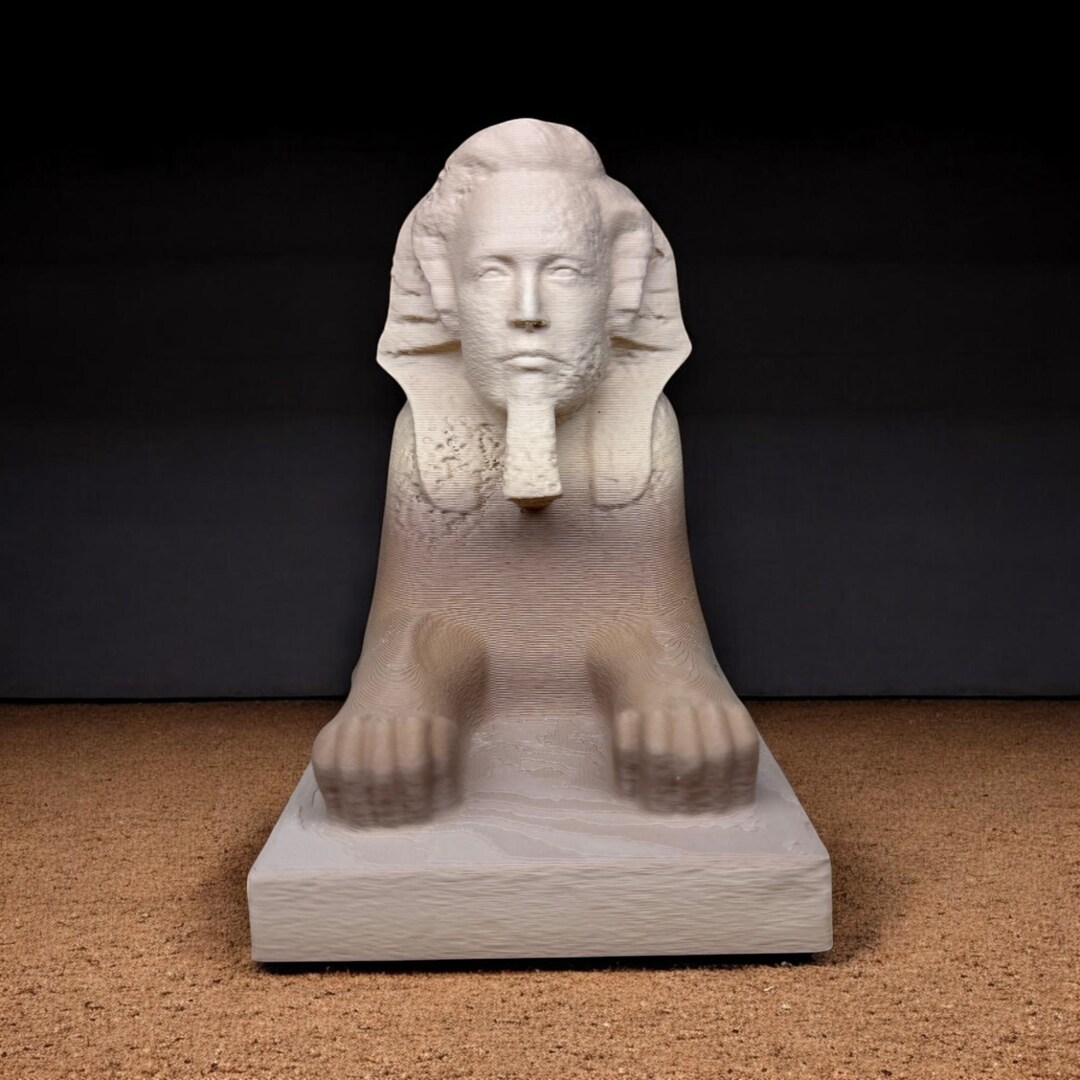 Elon Musk Sphinx Statue, Mars Monument, Bold, Futuristic Fusion of Tech ...