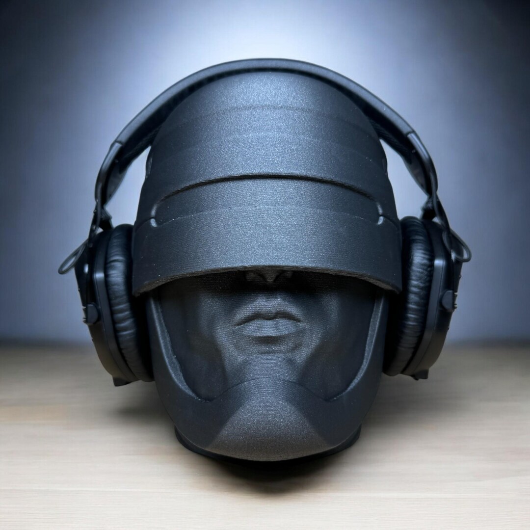 Robocop Headphone Stand: Bust, Gamer Desk Decor - Etsy