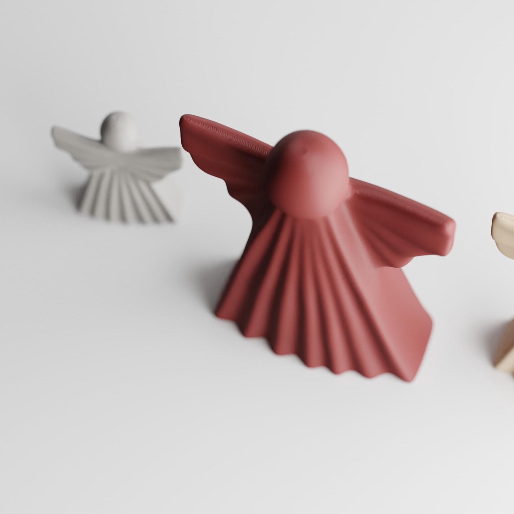 Angel Figurines Set: 3 Modern, Minimalist, Angel Figures - Etsy