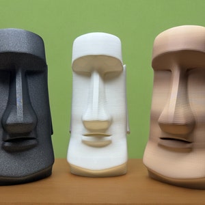 Moai Headphone Stand: Easter Island Inspired Desk Decor - Etsy
