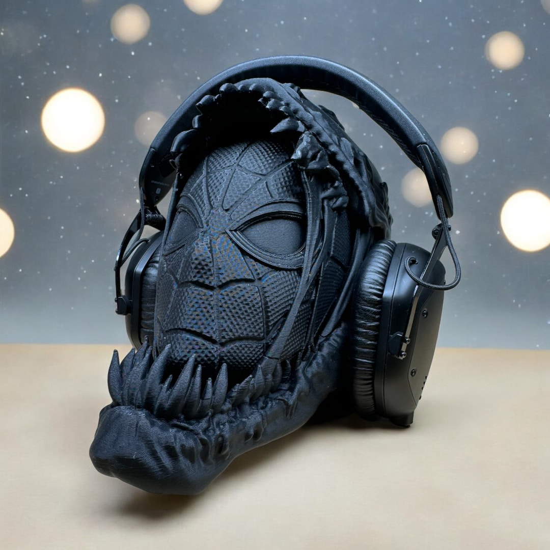 Venom Headphone Stand: Spiderman Gamer Gift - Etsy
