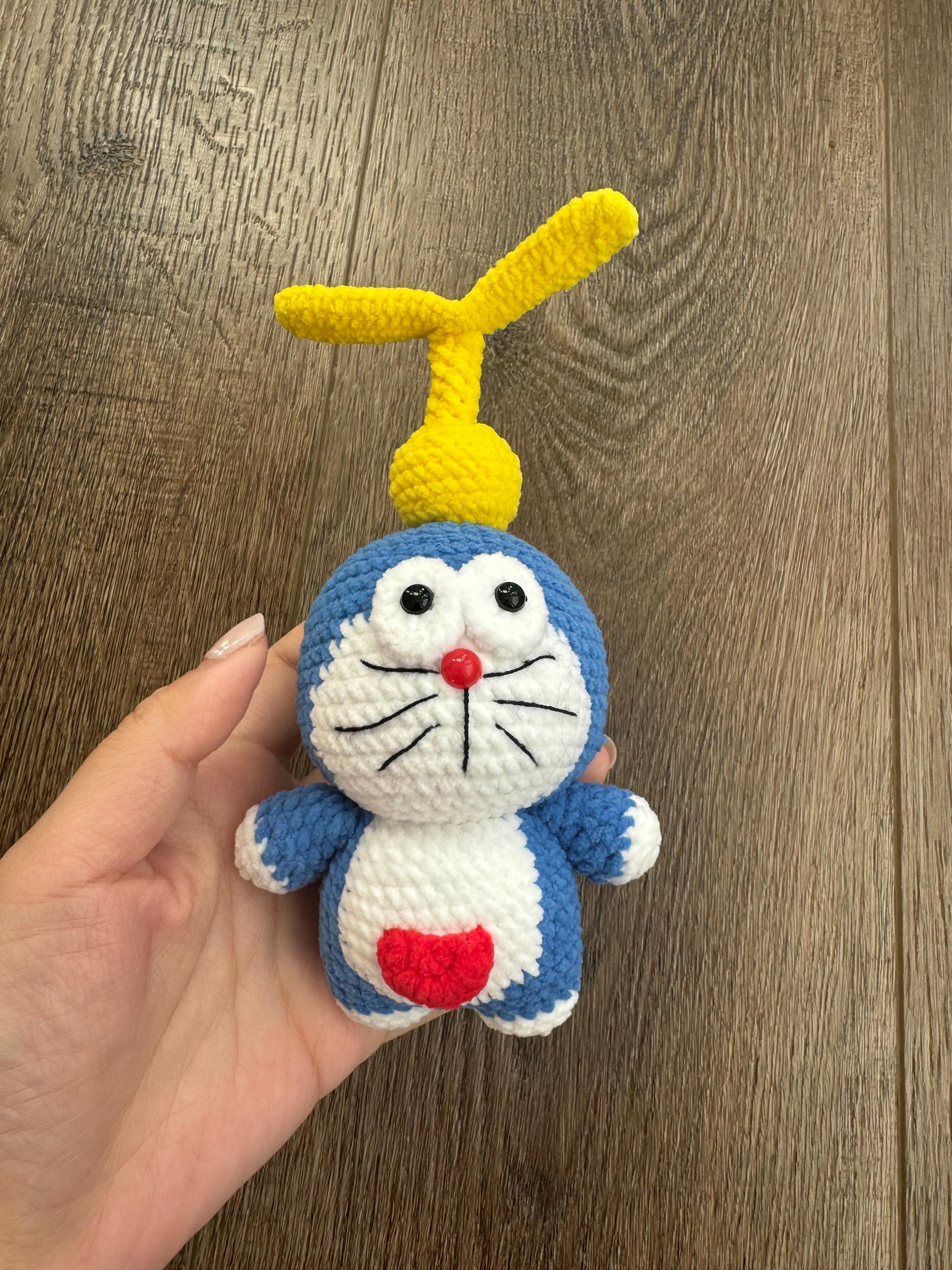 Crochet Doraemon Handmade Amigurumi Kids Birthday Gift Key Chain Bag ...