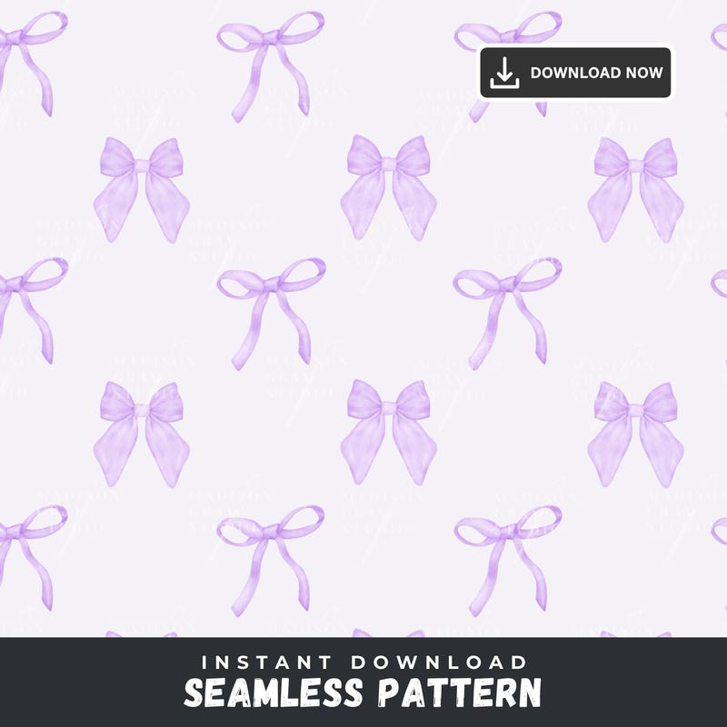 Purple Bow Wallpaper - Etsy