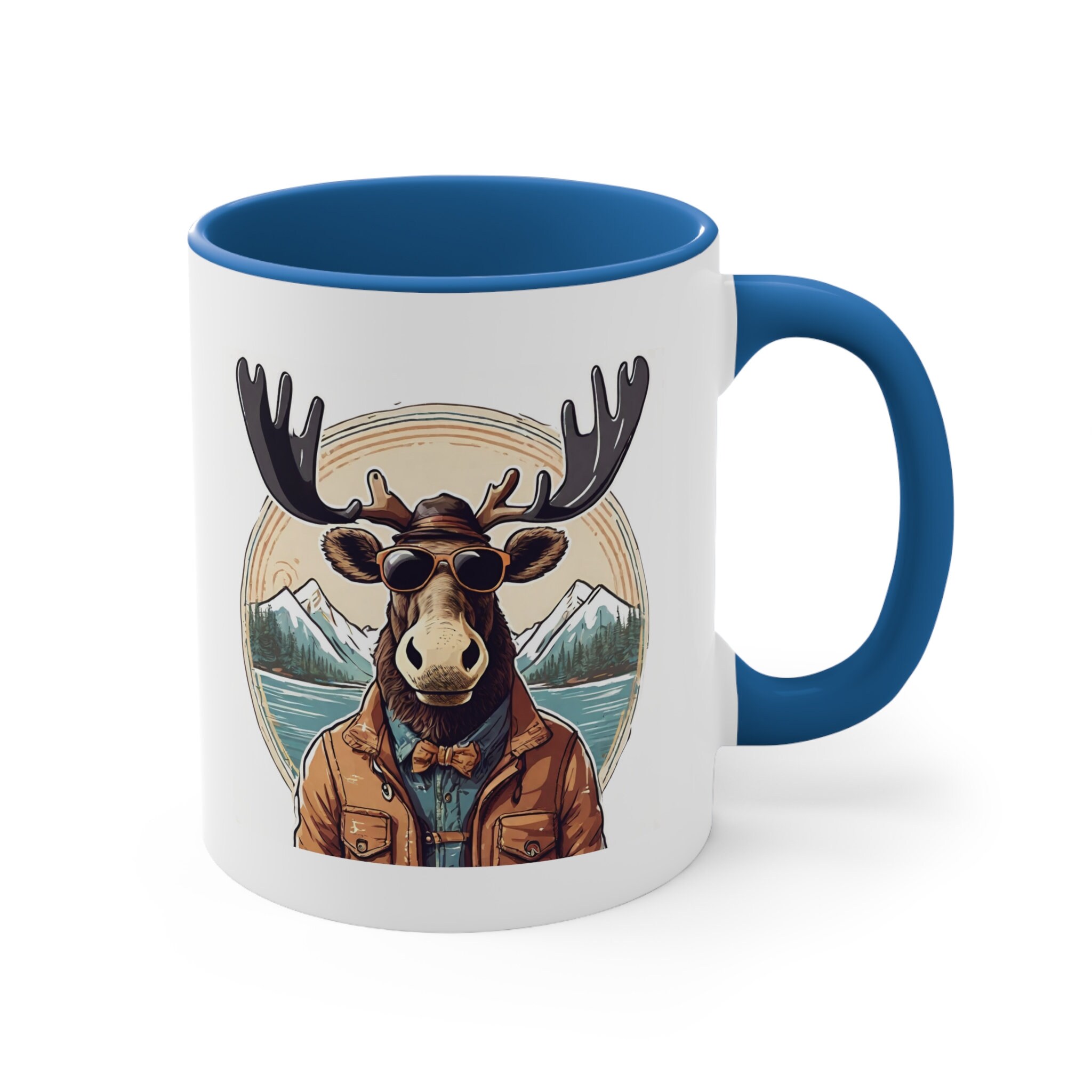 Moose Mug Ceramic Travel Mug | Adventure Mug Moose Cup | Explorer ...