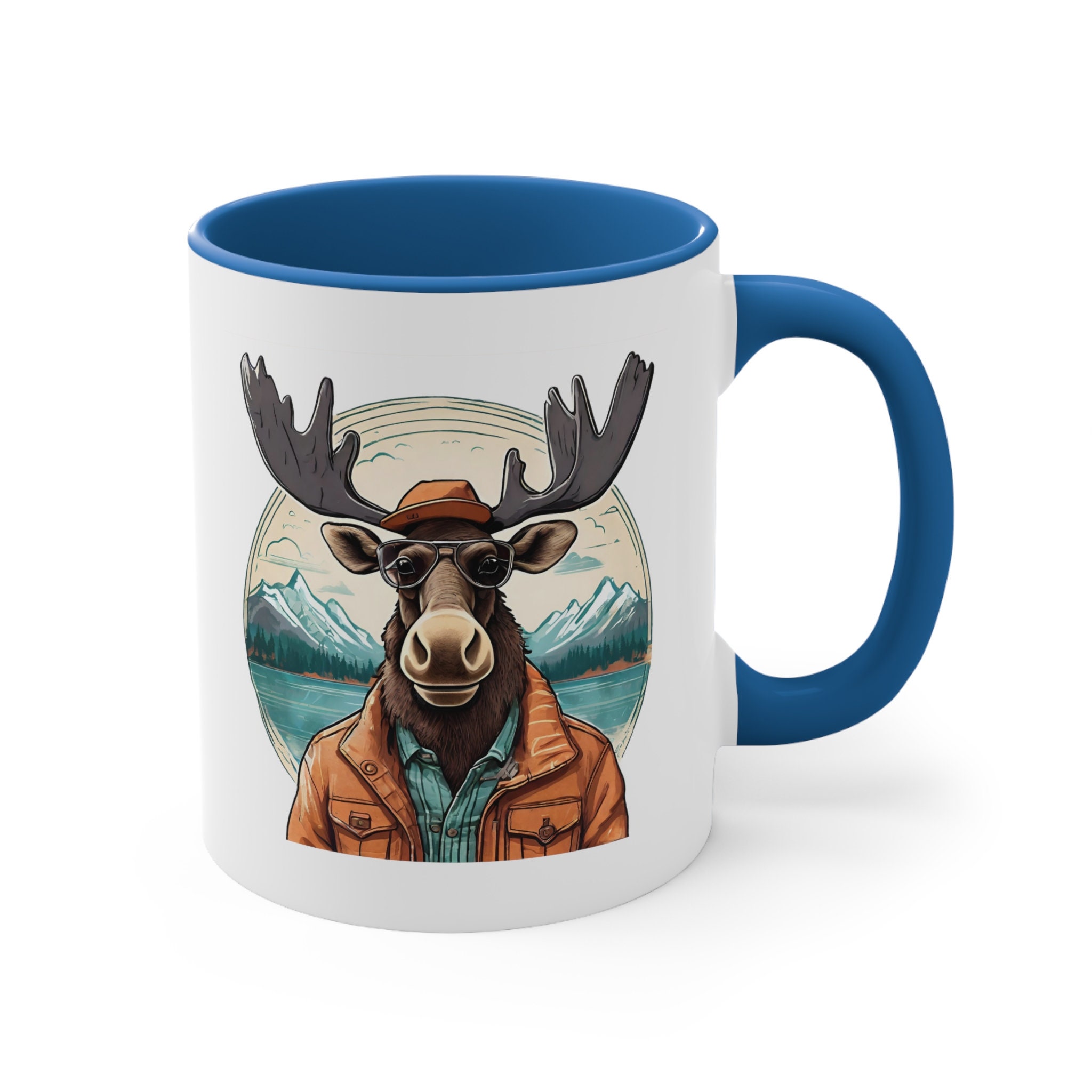 Moose Mug Ceramic Travel Mug | Adventure Mug Moose Cup | Explorer ...
