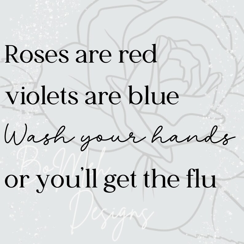 Wash Your Hands Poem, Healthcare PNG SVG Cut File (digital Download) - Etsy