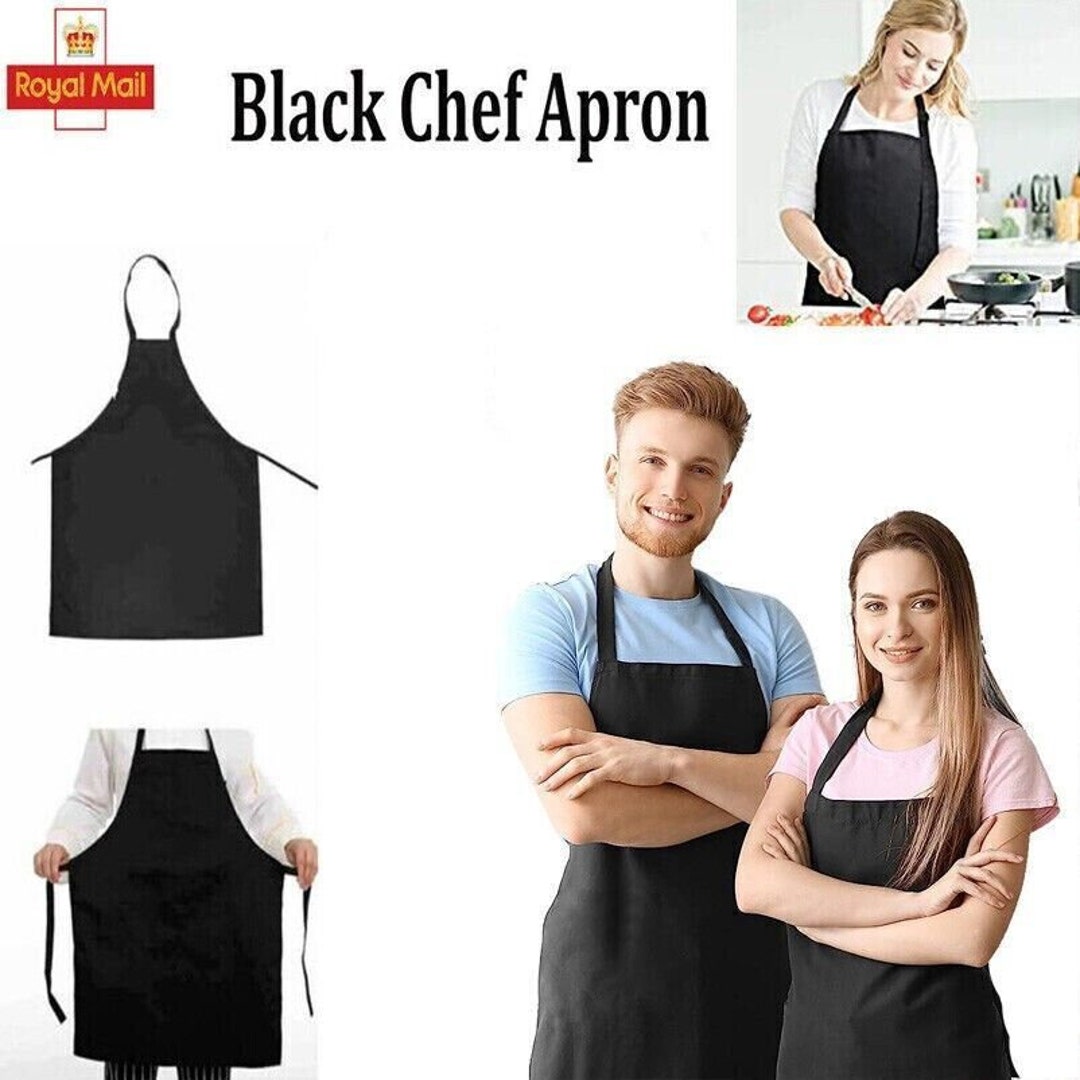 Unisex Gowns Cooking Baking Kitchen BBQ Chef Catering Butcher Apron ...