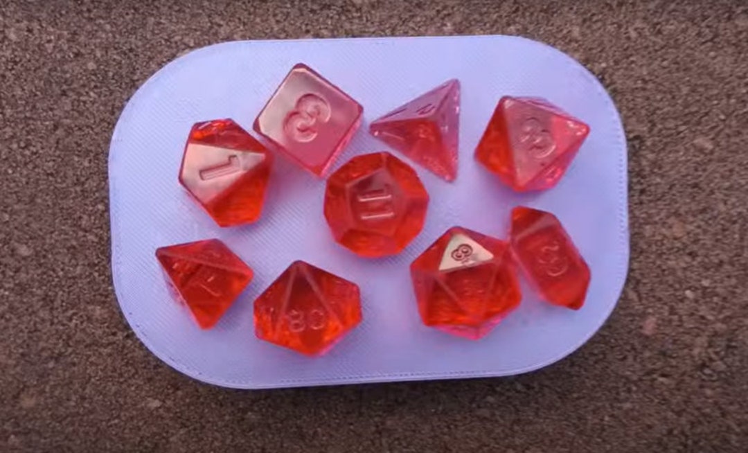 Gemstone Series Ruby Red Hand Sanded Excellent Game Dice - Etsy