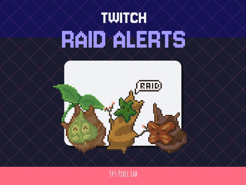 Animated Korok Raid Alerts for Twitch / Raid Overlay Pixel Art ...
