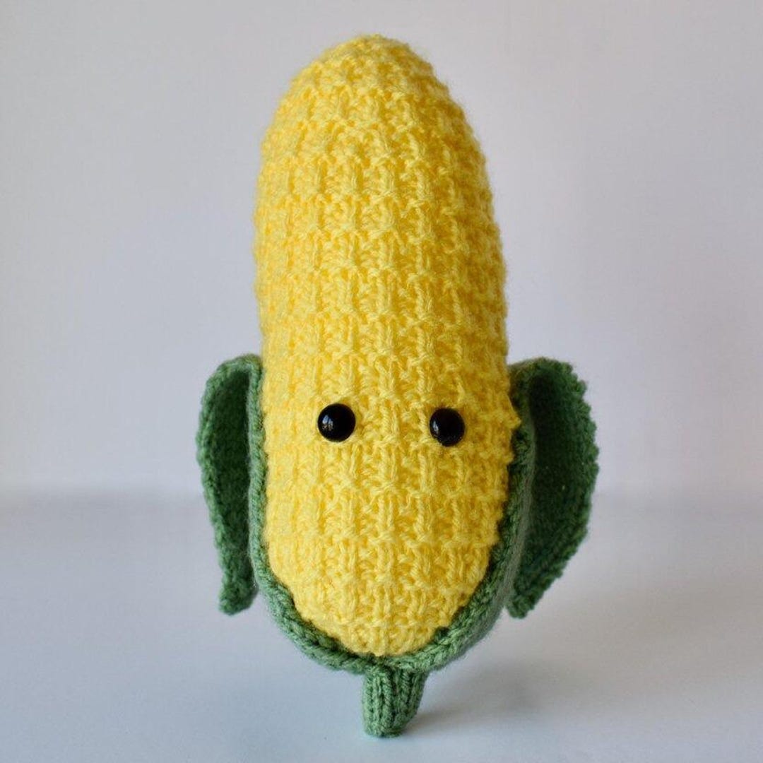CORN Crochet Pattern - Amigurumi Corn on the Cob Pattern. Crochet ...