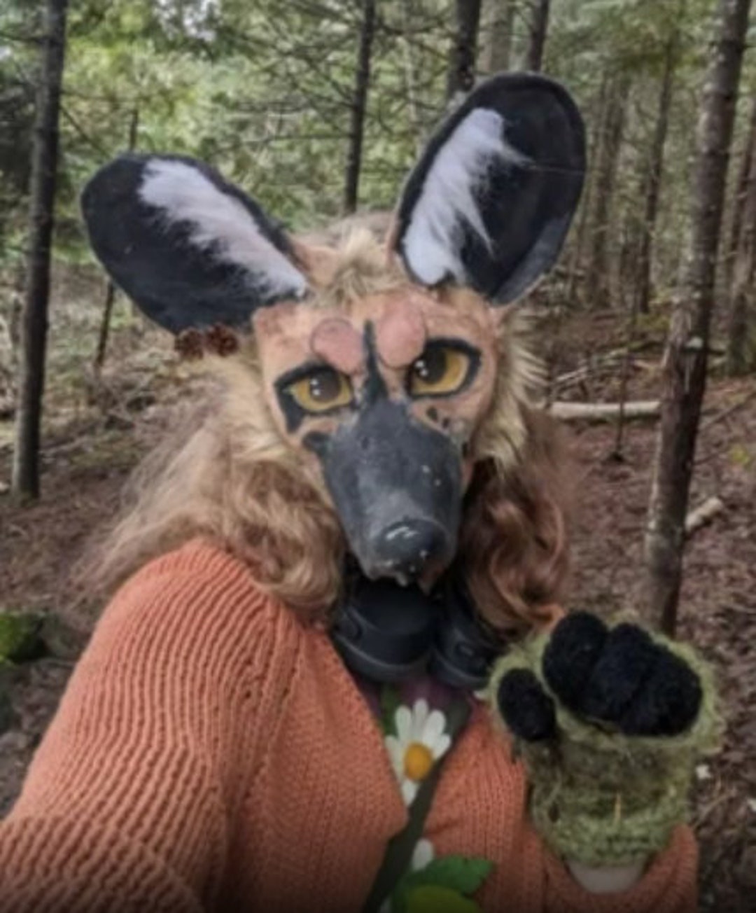 African Wild Dog Mask Therian, Cosplay or Furry - Etsy