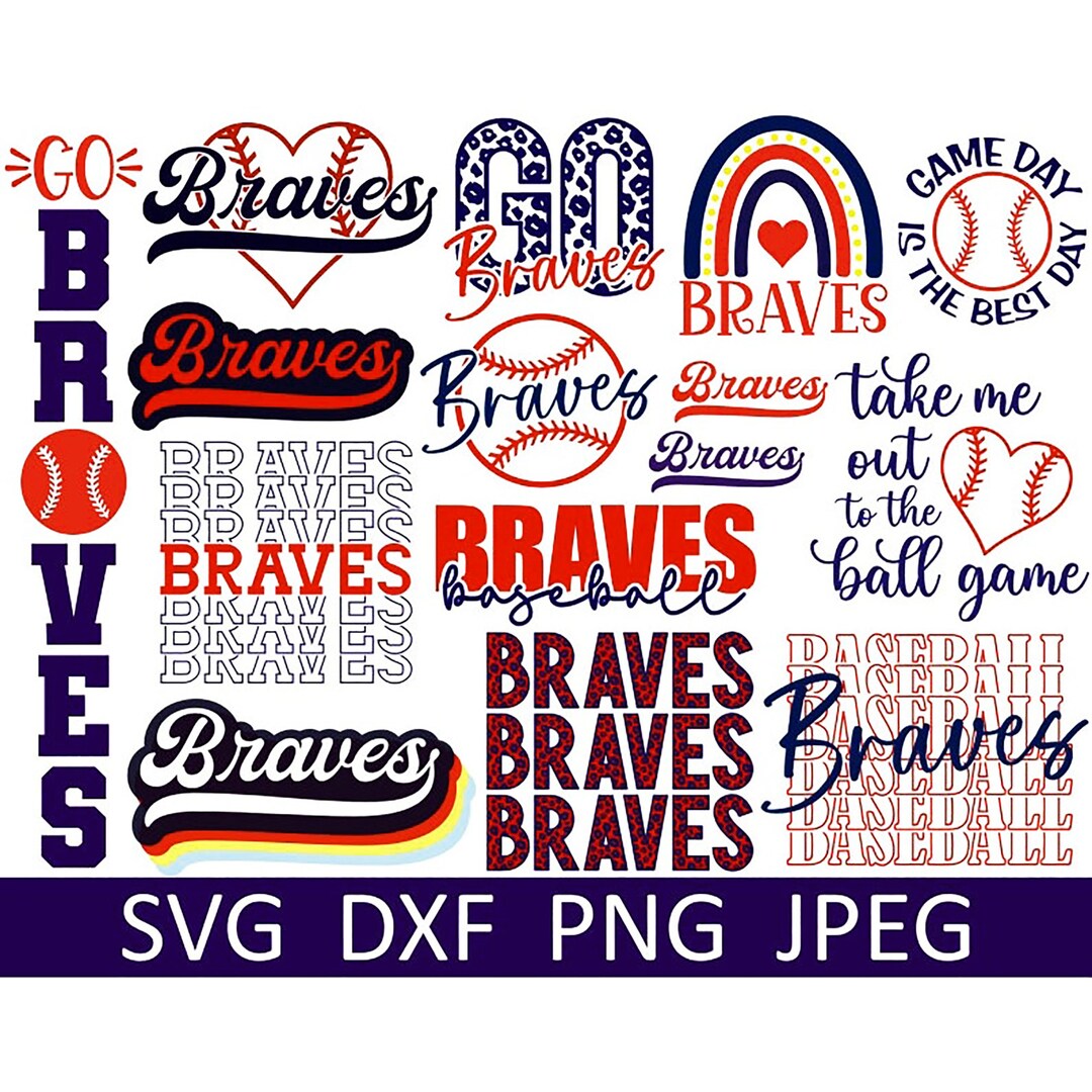 Braves SVG Bundle, Braves PNG Bundle, Digital Download, Cut File ...