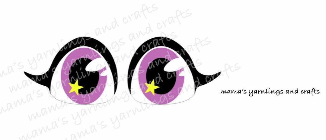 DIGITAL SVG Felt Vinyl Eyes, Eyes Pattern - Etsy