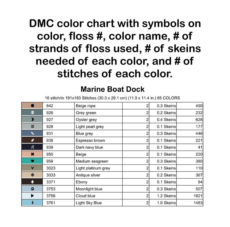Marine Boat Dock Cross Stitch Pattern: Seafaring Landscape (digital ...
