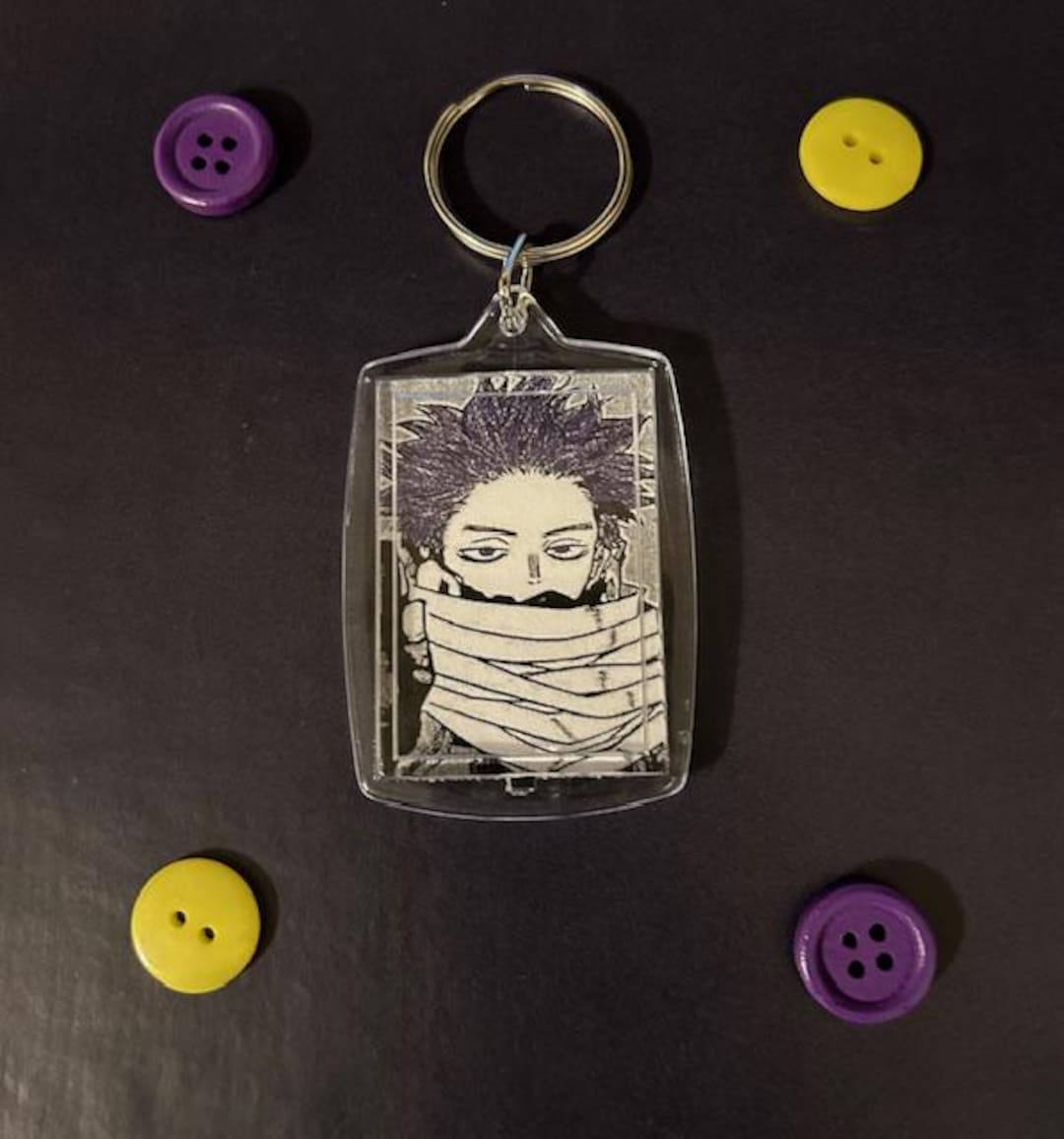 MHA Shinso and Monoma Double Sided Manga Keychains - Etsy