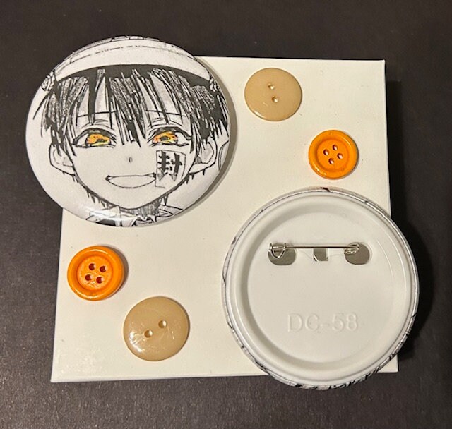 TBHK Hanako and Nene Manga Button Pins - Etsy