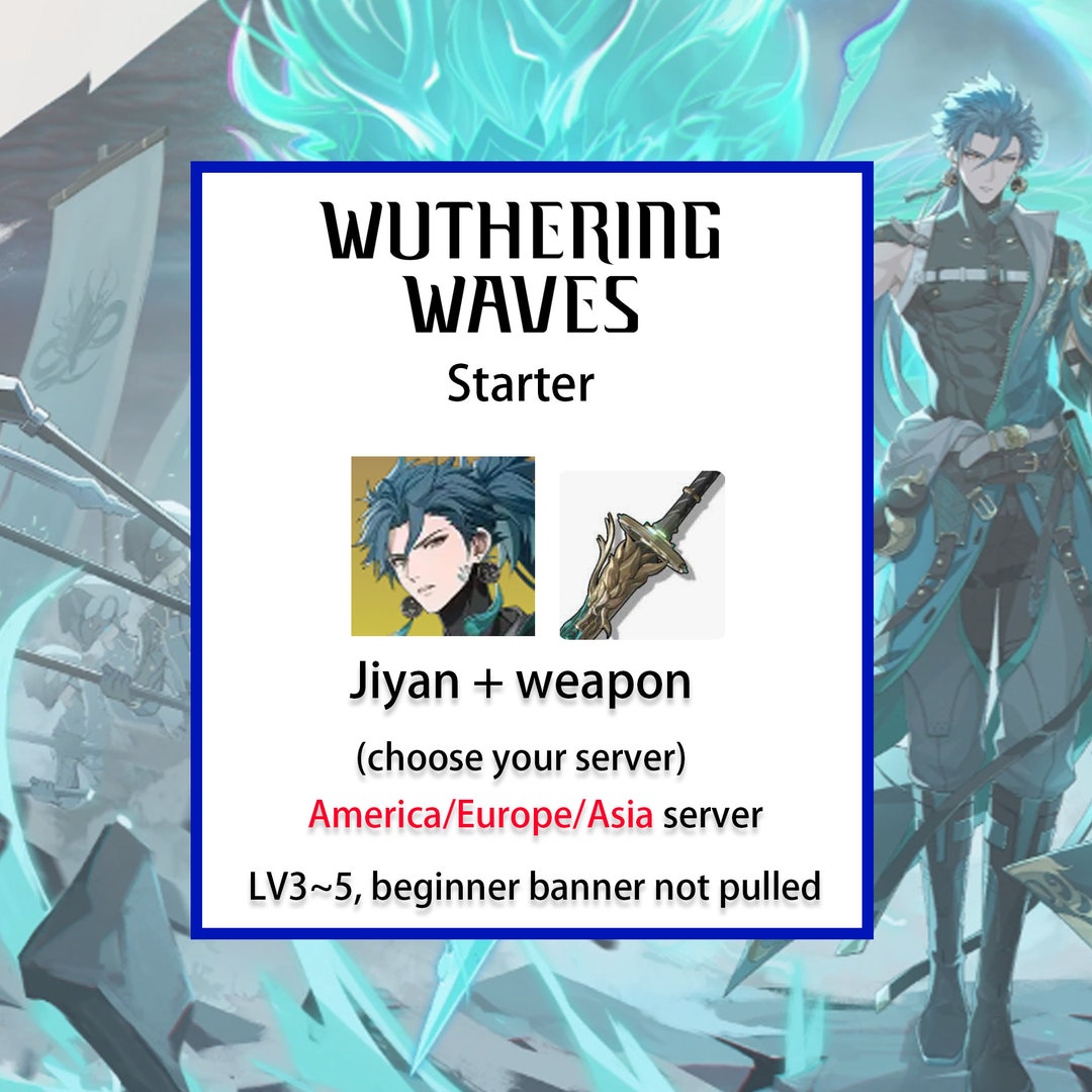 WW Jiyan+signature Weapon Verdant Summit Wuthering Waves Starter ...