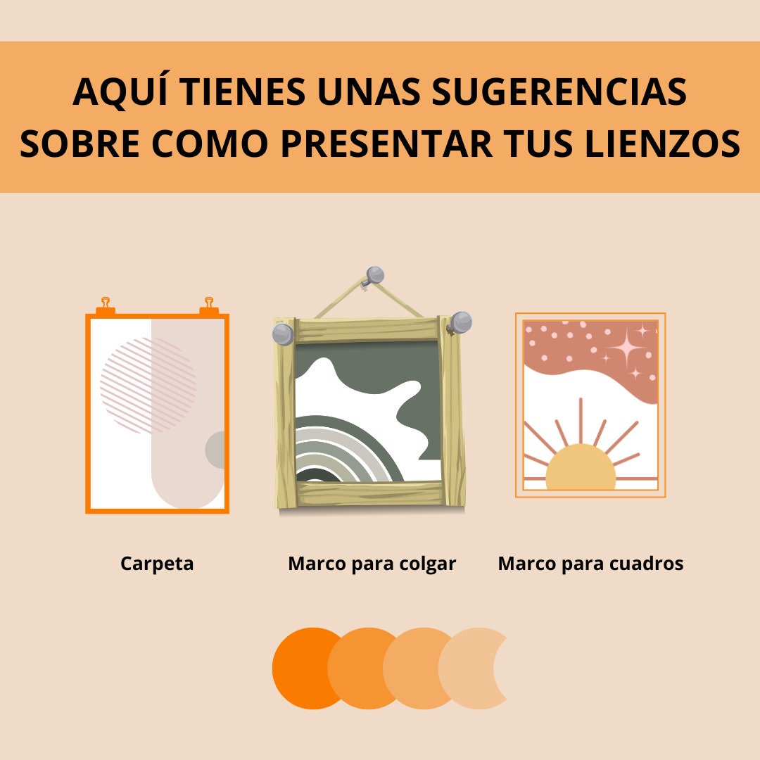 Boho Spa Pattern, Boho Wall Art, Wall Art 3 Piece Set, Bathroom, Office ...