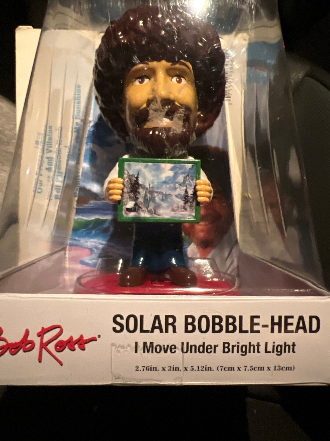 Bob Ross Solar Bobble-head - Etsy