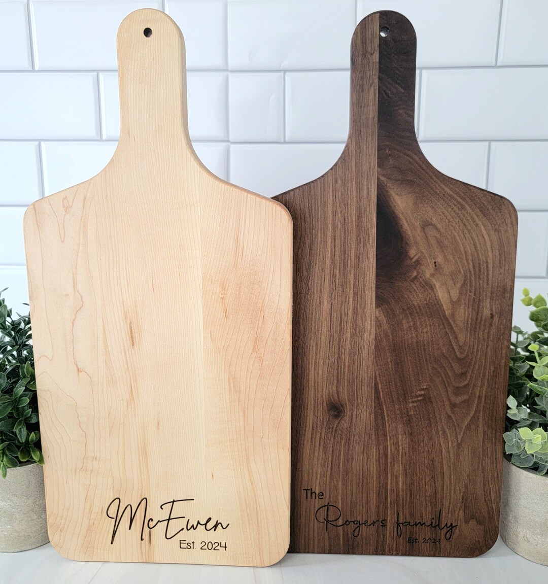 Couple Cutting Board Custom Wedding Gift Personalized Cutting Board ...