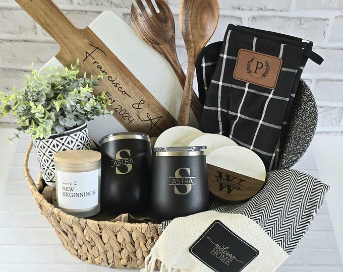Custom Closing Gift Basket large Realtor Closing Basket Closing Gift ...