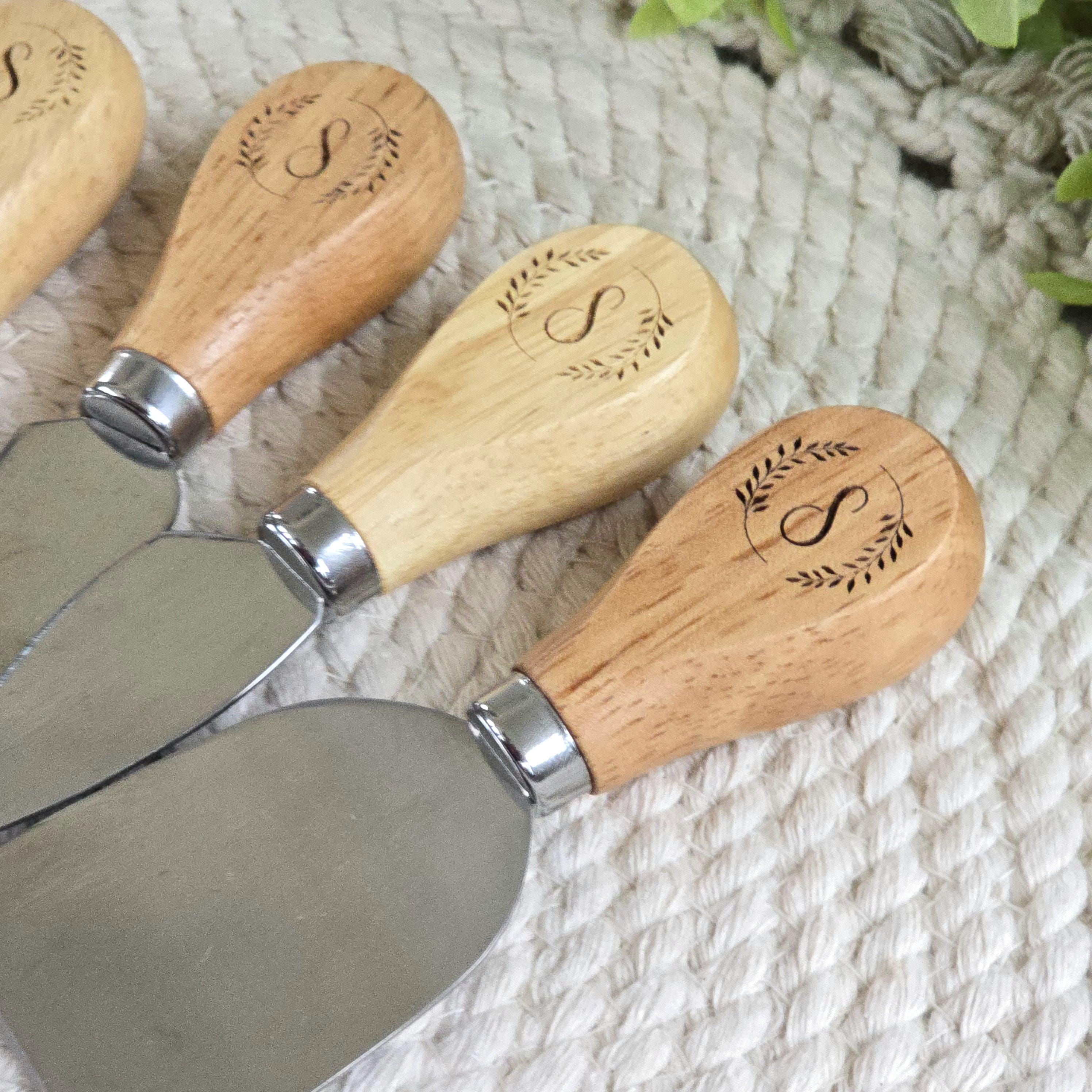 Personalized Cheese Knife Set Wedding Gift Custom Kitchen Cheese Board ...