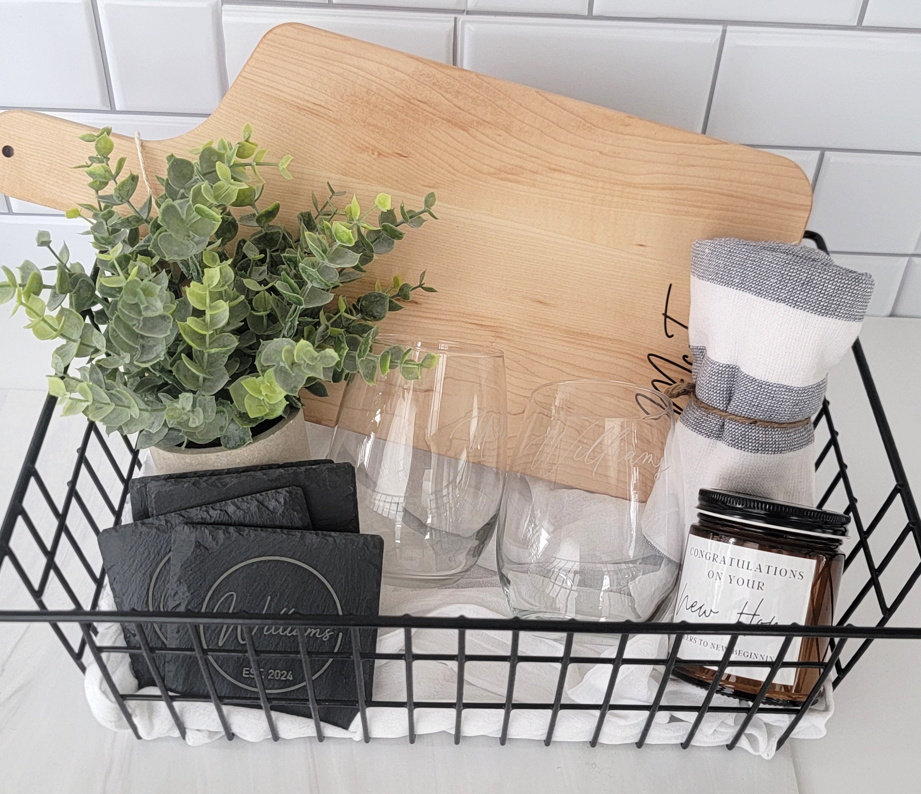 Real Estate Closing Gift Basket Custom Gift Set Housewarming Gift ...