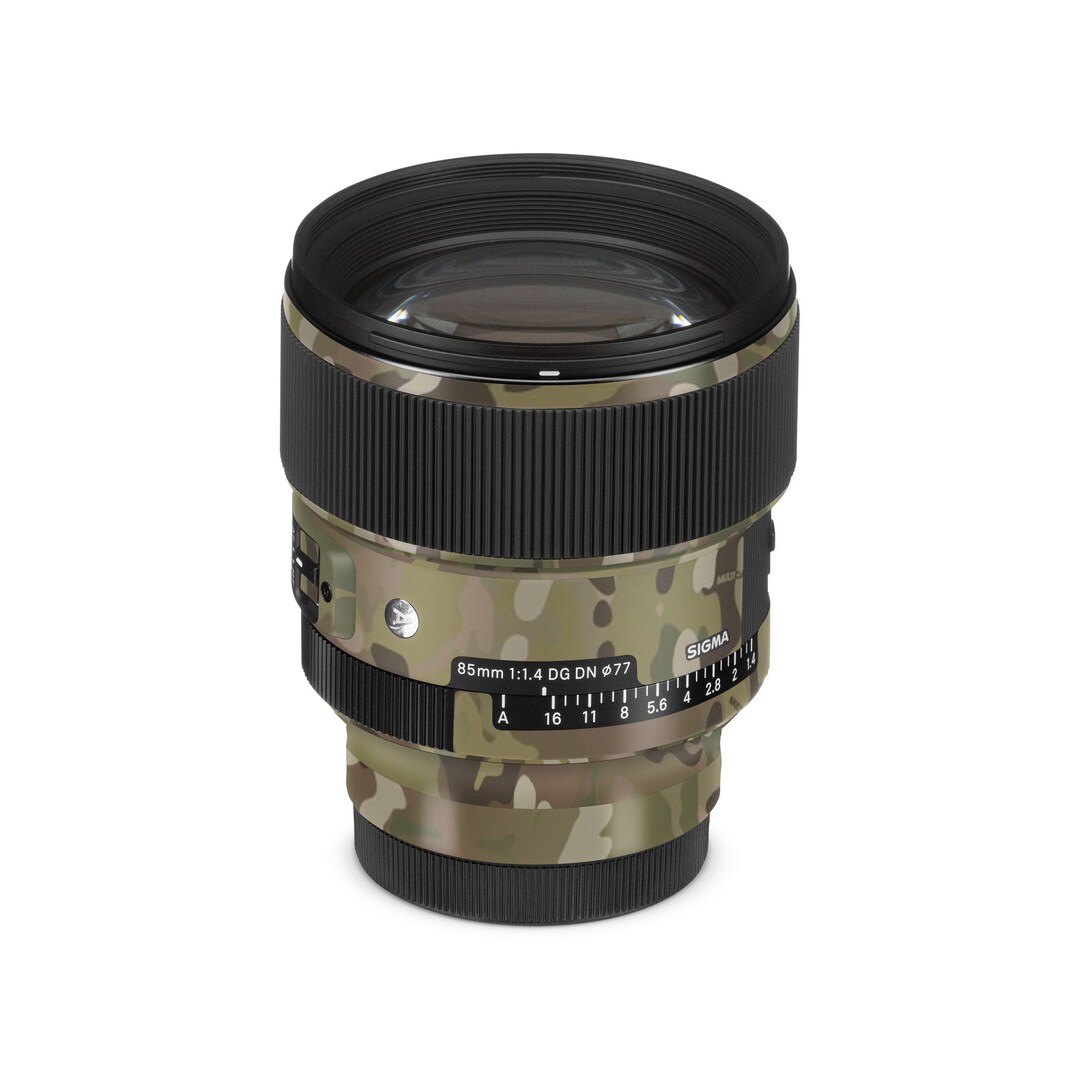 MULTICAM® Vinyl Skin for Sigma 85mm F1.4 DG DN Art Lens Protective Wrap ...