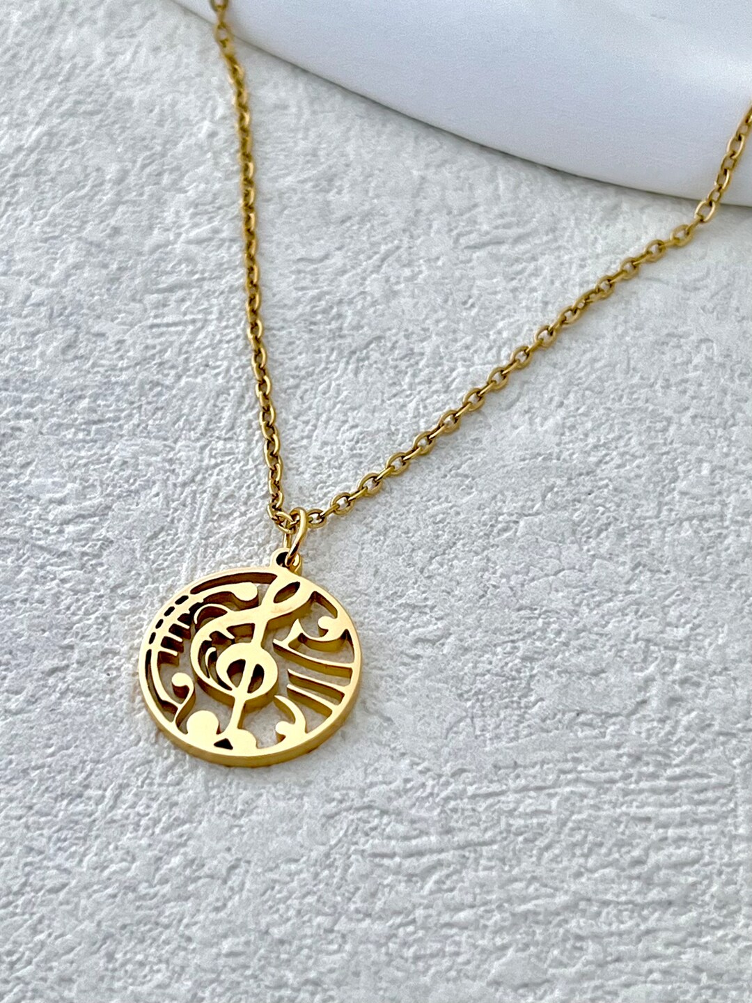 Music Necklace, Music Pendant, Personalized Pendant, Birthday Gift ...