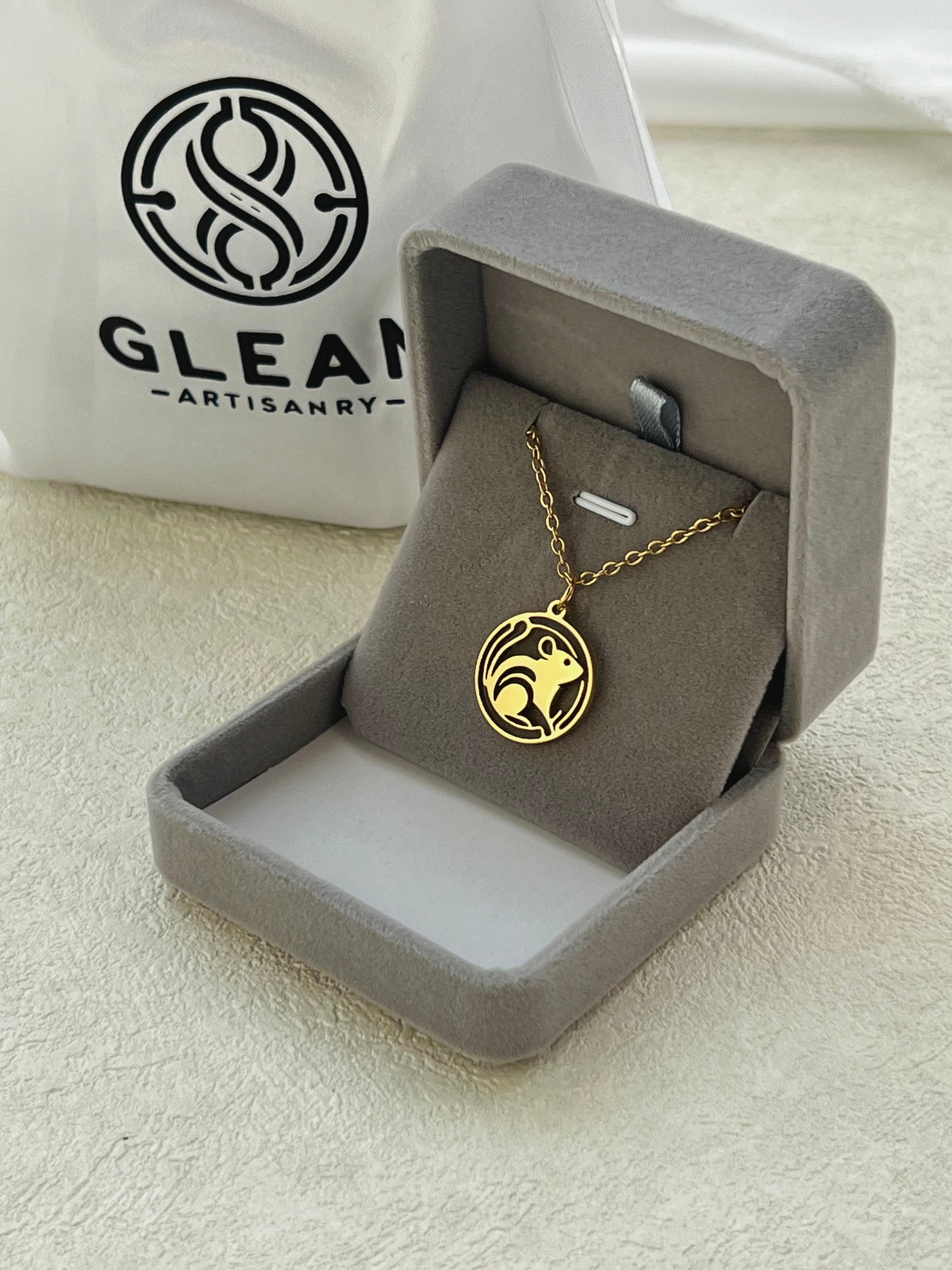 Rat Necklace, Zodiac Rat, Zodiac Necklace, Personalized Pendant, Pet ...