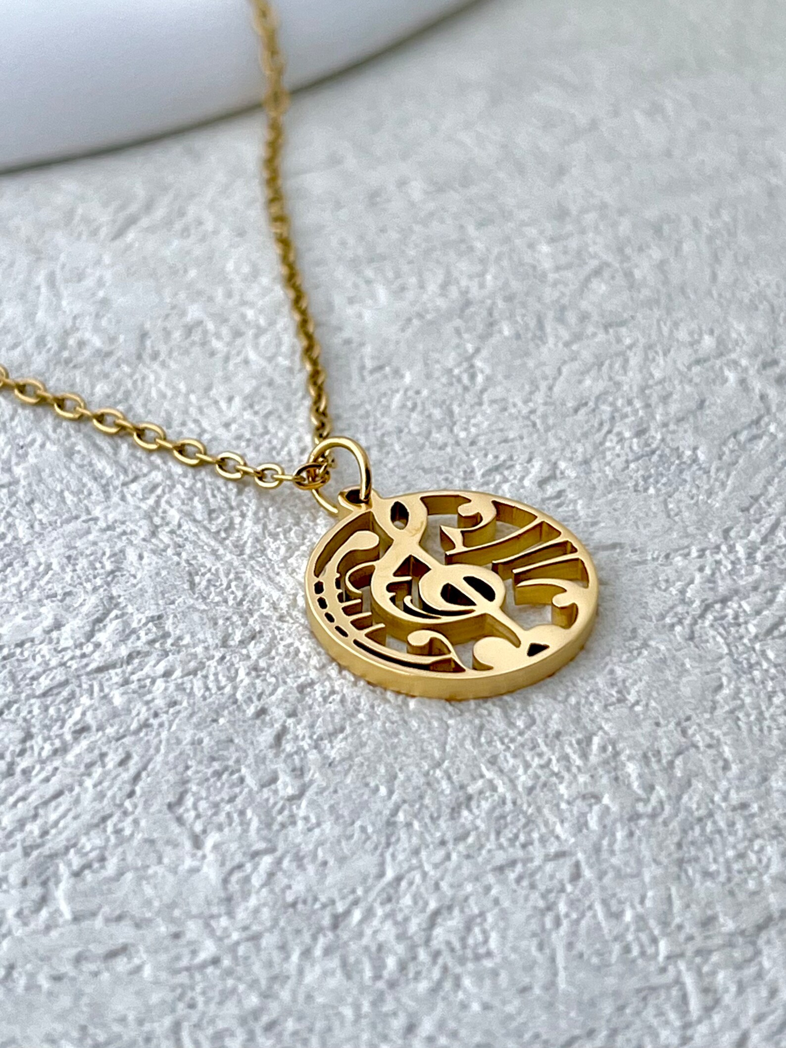 Music Necklace, Music Pendant, Personalized Pendant, Birthday Gift ...