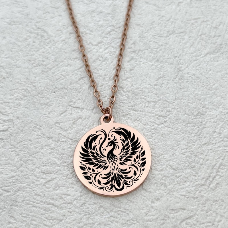 Phoenix Pendant - Etsy