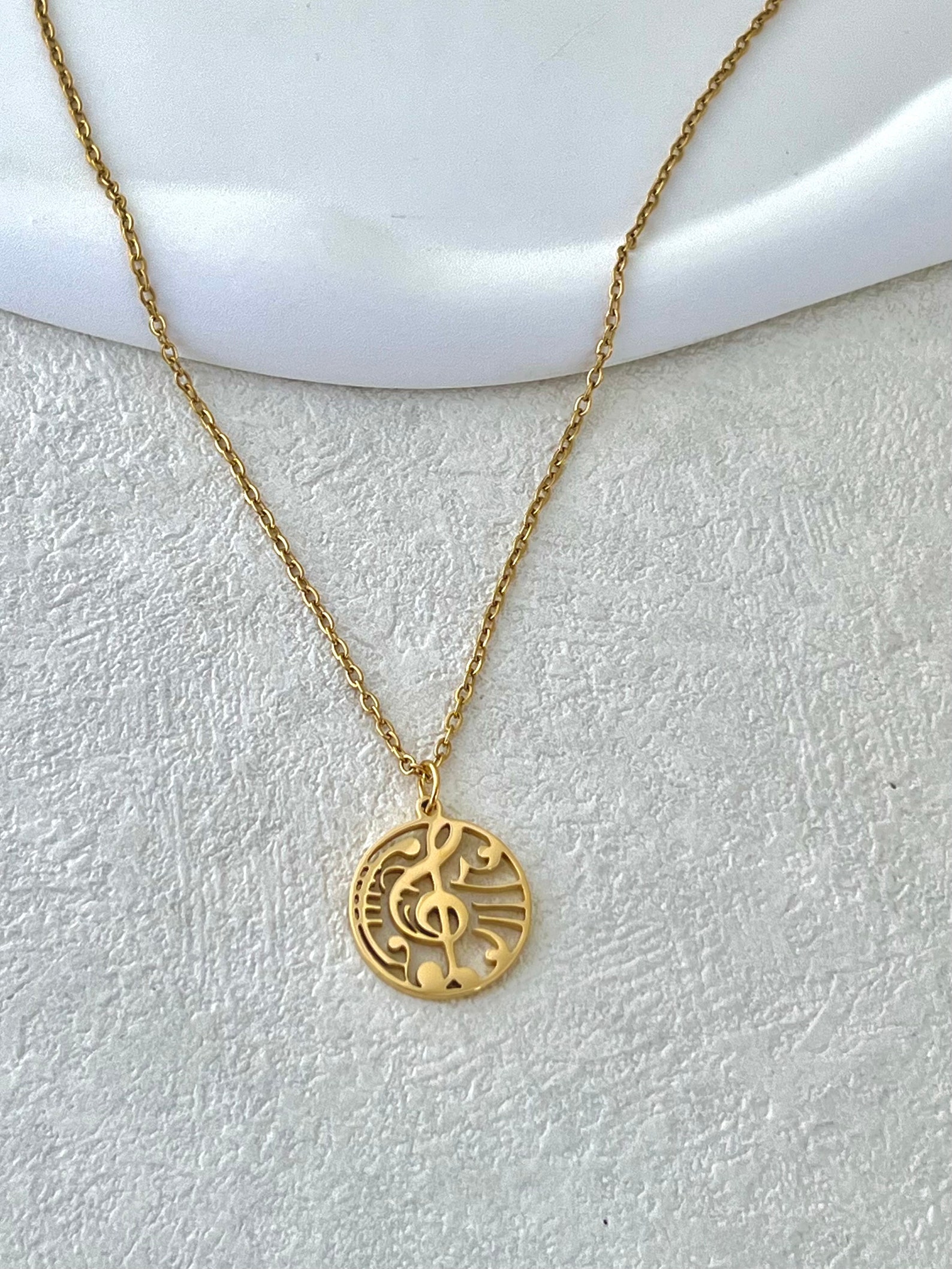 Music Necklace, Music Pendant, Personalized Pendant, Birthday Gift ...