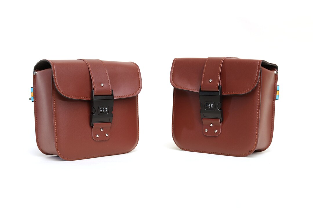 Leather Saddlebags With Lock for Ebike - Etsy