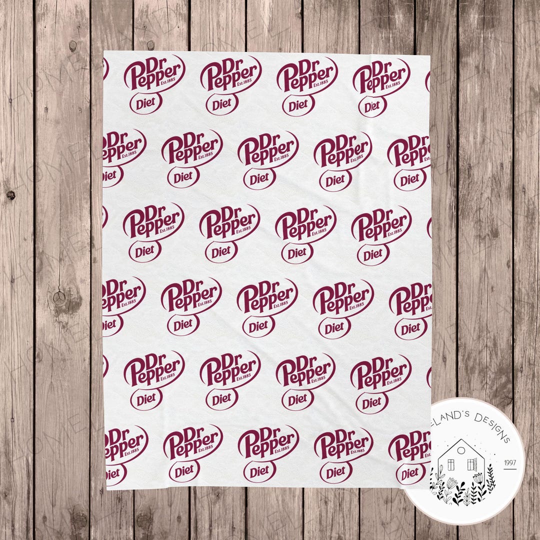 For Diet Dr. Pep Lovers, Pepper Logo Pattern,velveteen Plush Blanket ...