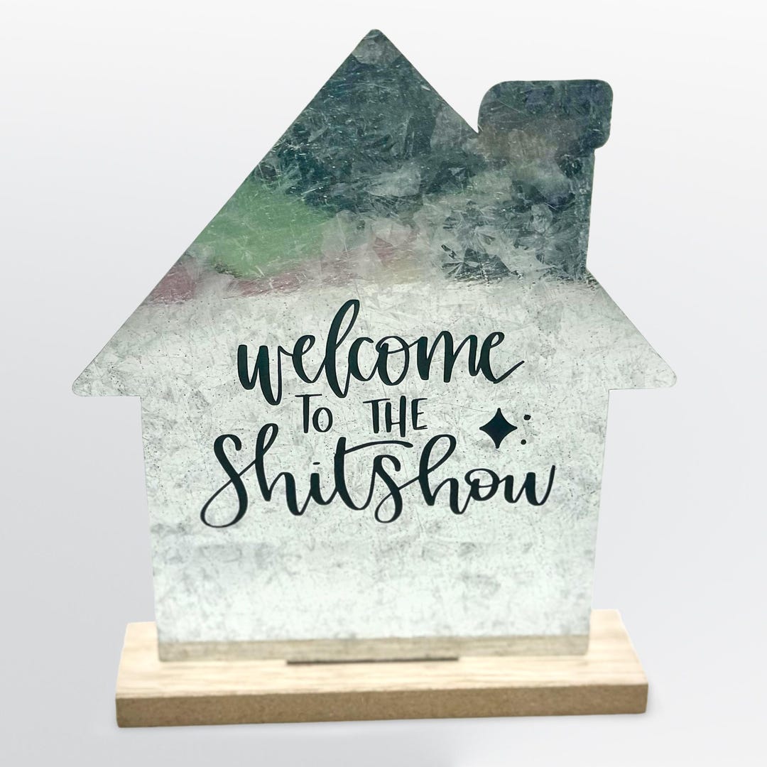Custom Standing House Centerpiece Farmhouse Decor Personalized Family ...
