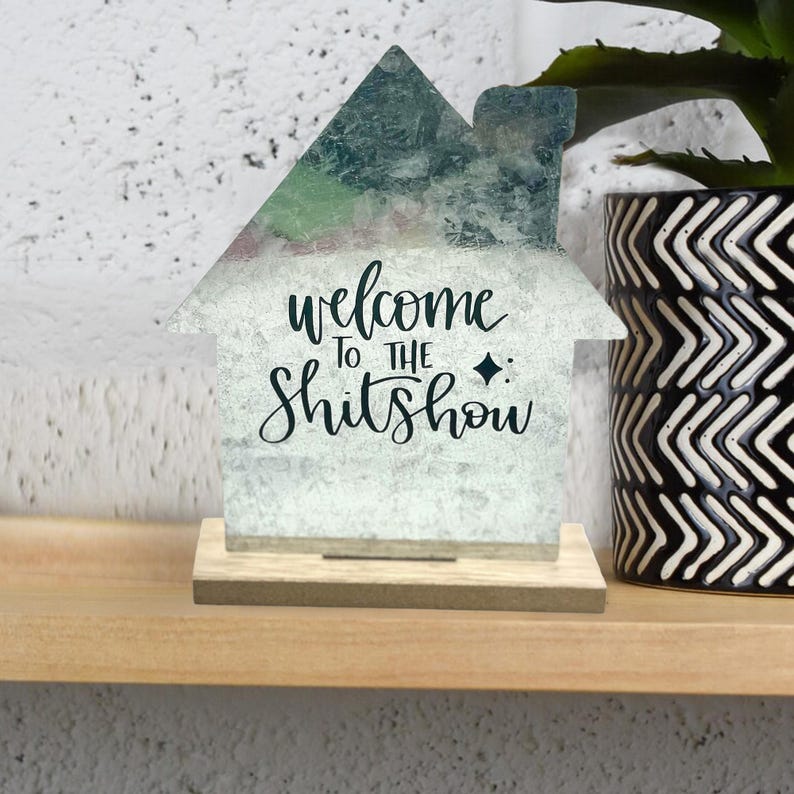 Custom Standing House Centerpiece Farmhouse Decor Personalized Family ...