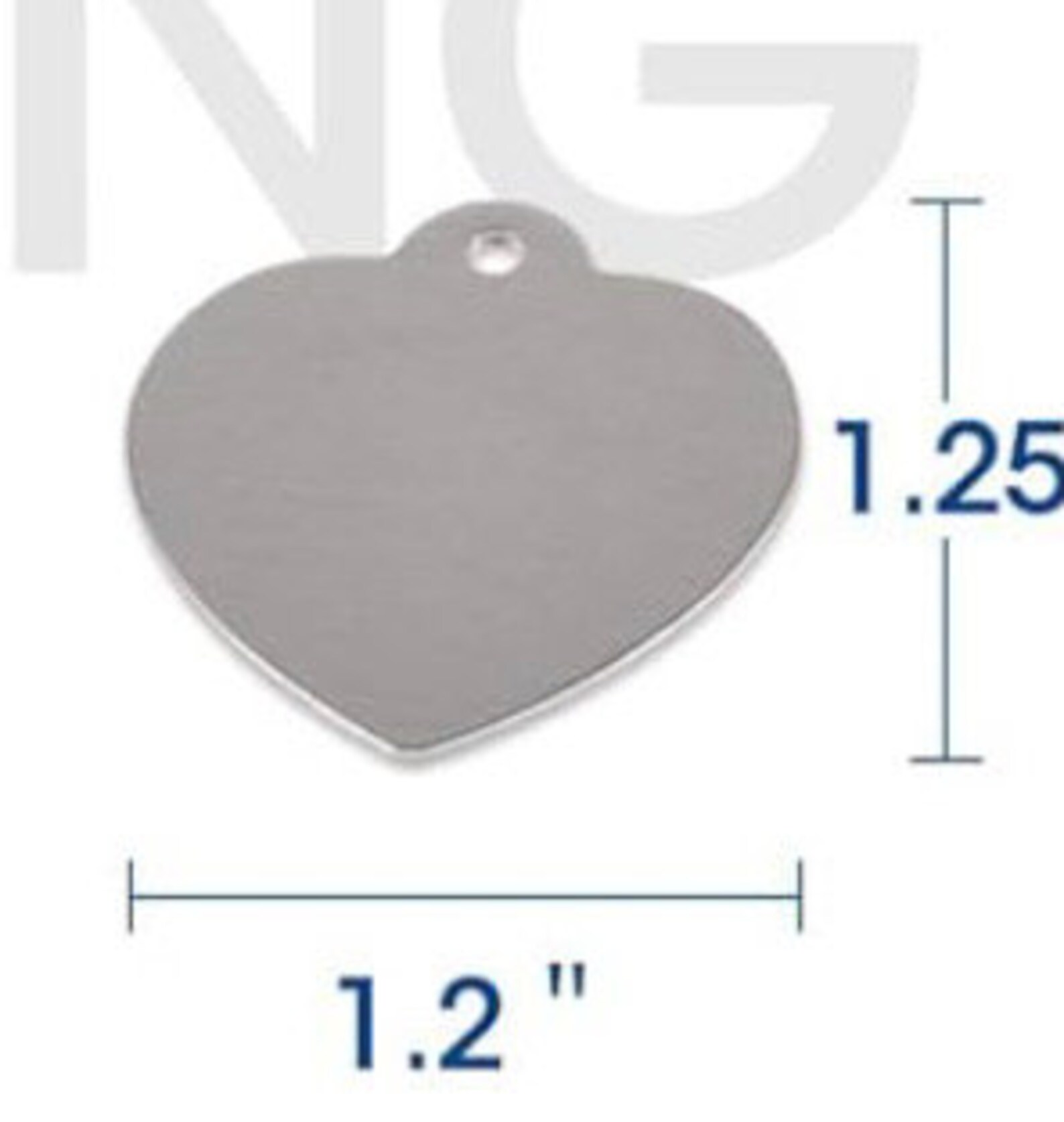 Silver Blank Key Tags Personalized Key Tags Engraved Tag Custom ...