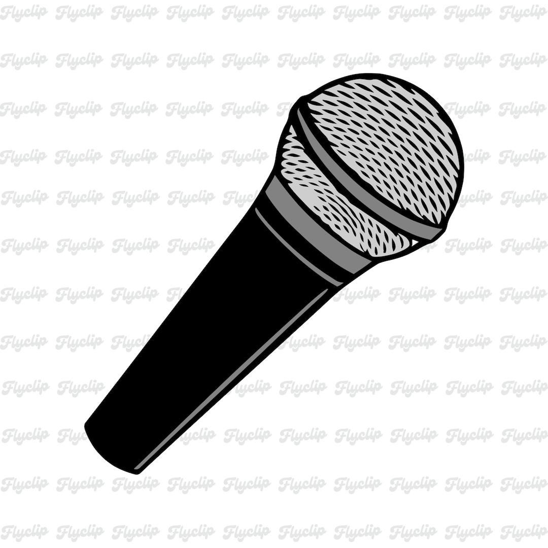 Handheld Microphone SVG Graphic: Cricut Ready (digital Download) - Etsy