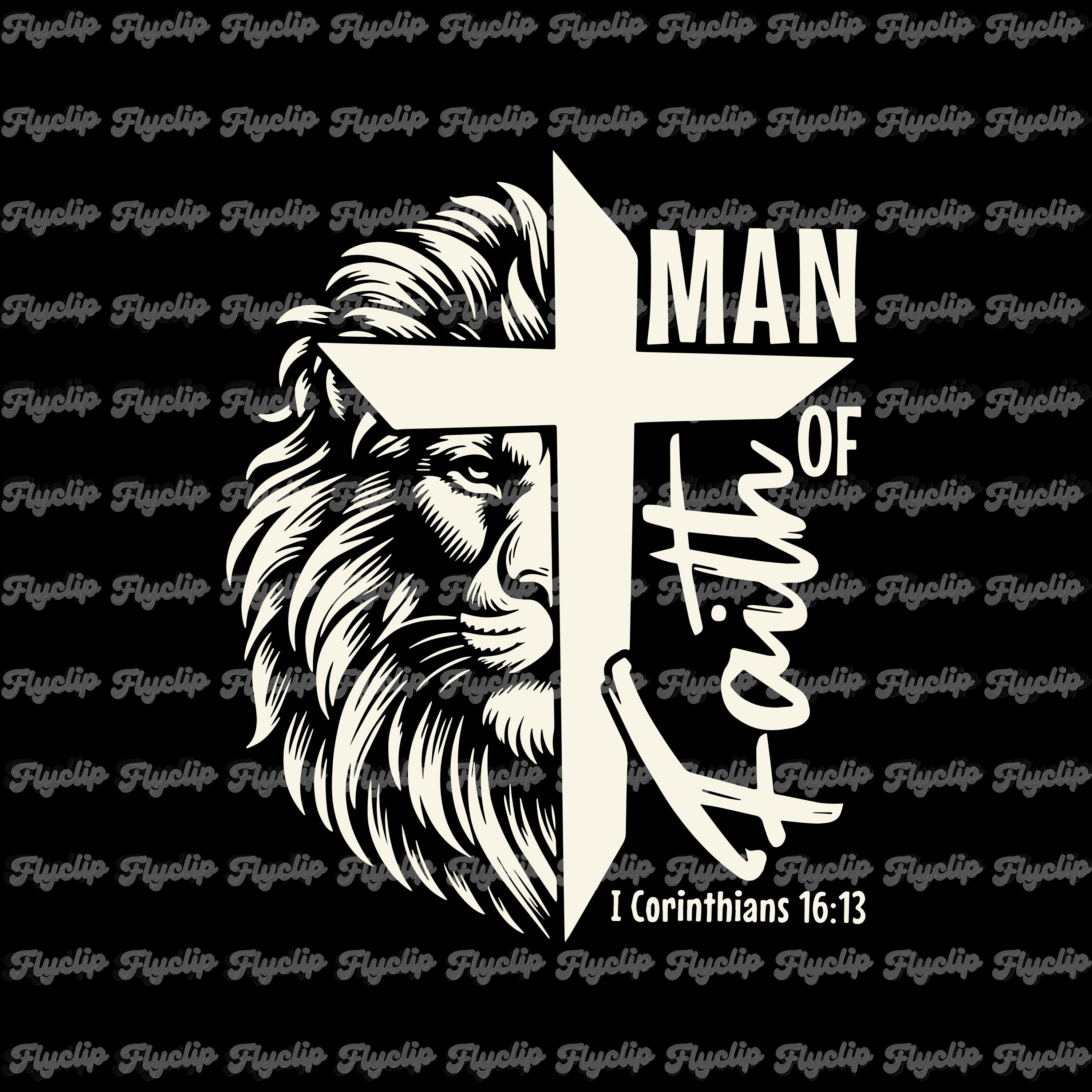 Man of Faith SVG Graphic V2 Instant File Download Digital Download ...
