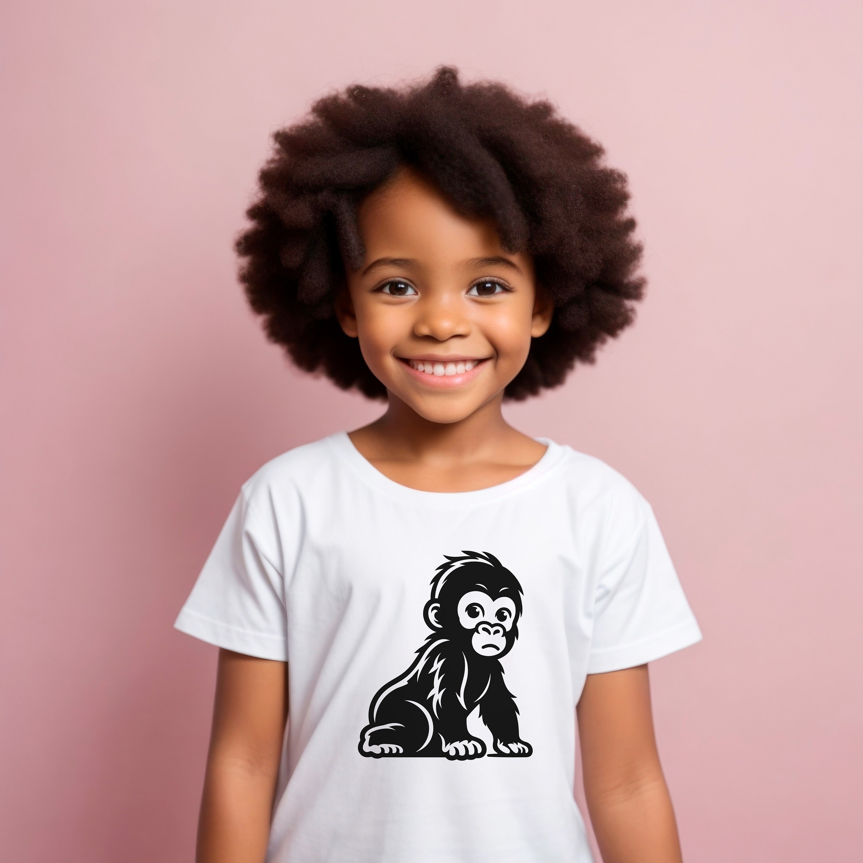 Infant Baby Gorilla SVG Graphic Files for Cricut Funny Gorilla Svg ...